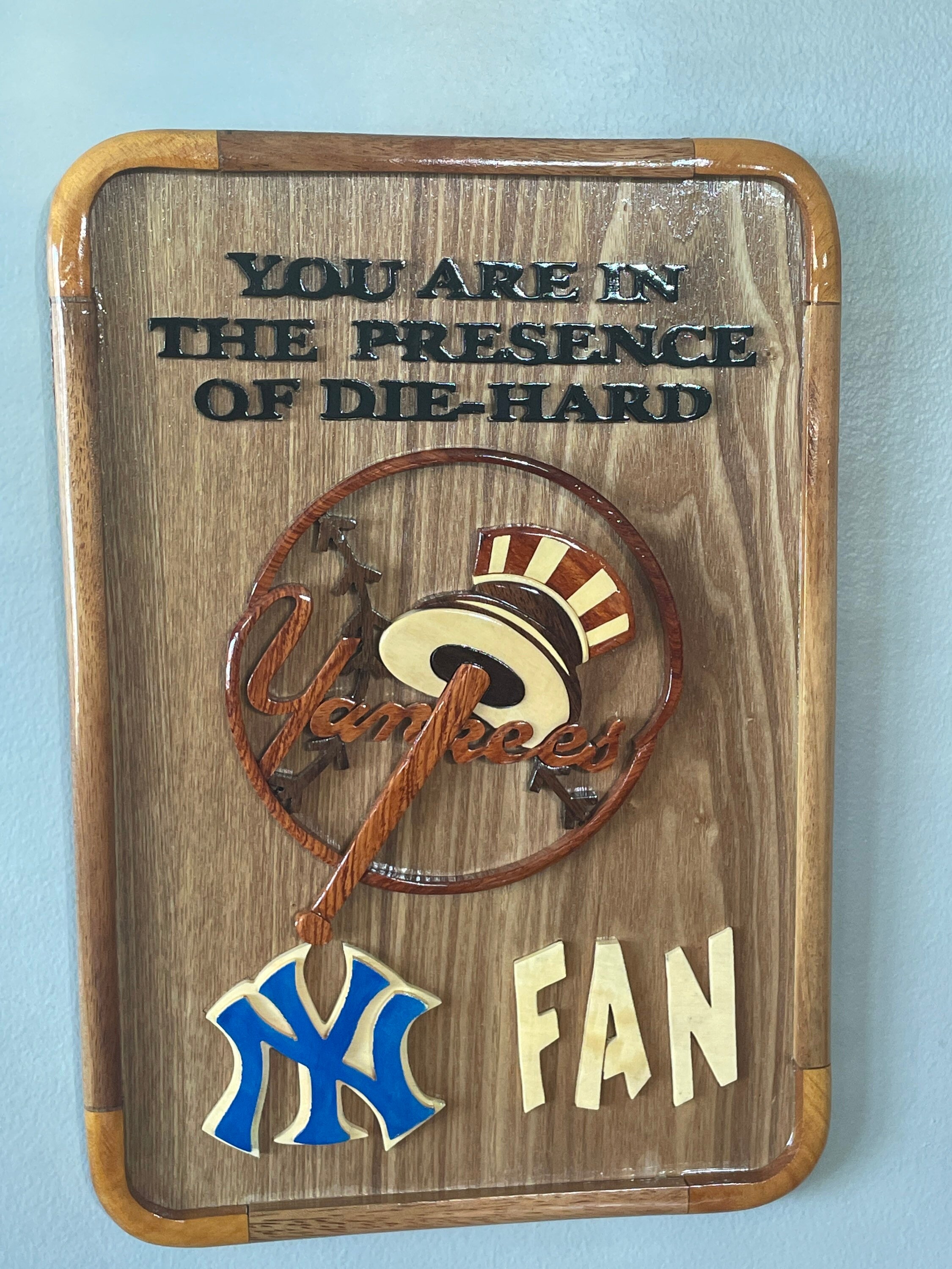 New York Yankees Wooden Sign - Etsy