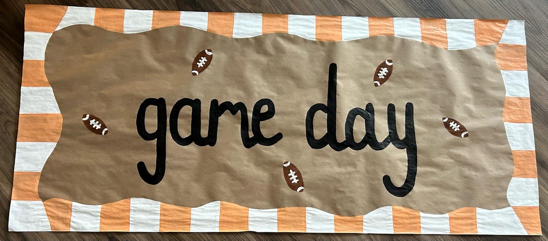 Game Day Banner - Etsy