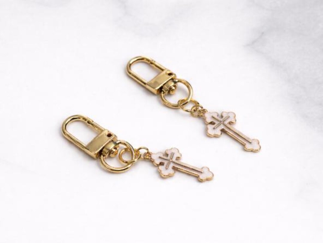 24K Orthodox Christian Cross Keychain - Etsy Canada