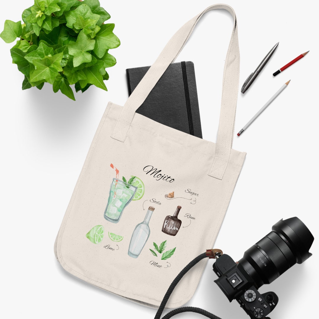 Tote Bag mojito Free Art Style Beige Tote Bag - Etsy