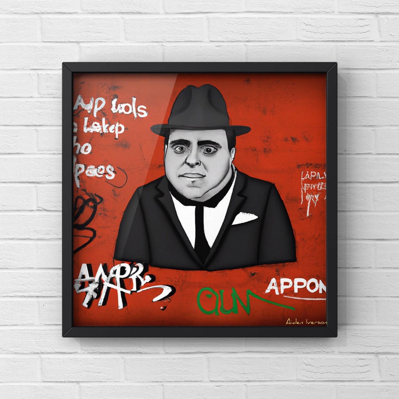 Al Capone Art, Home Decor Wall Art, Art Prints, Art Prints Download ...