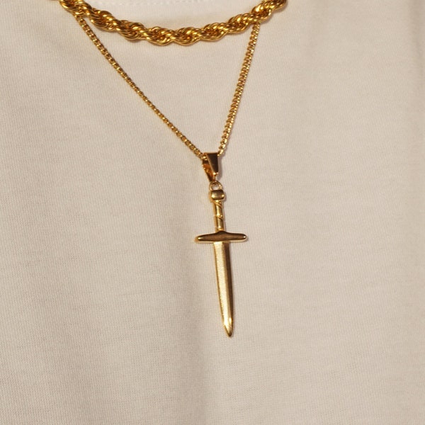 Dagger Necklace - Etsy