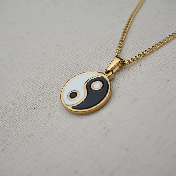 Yin Yang Pendant - Etsy