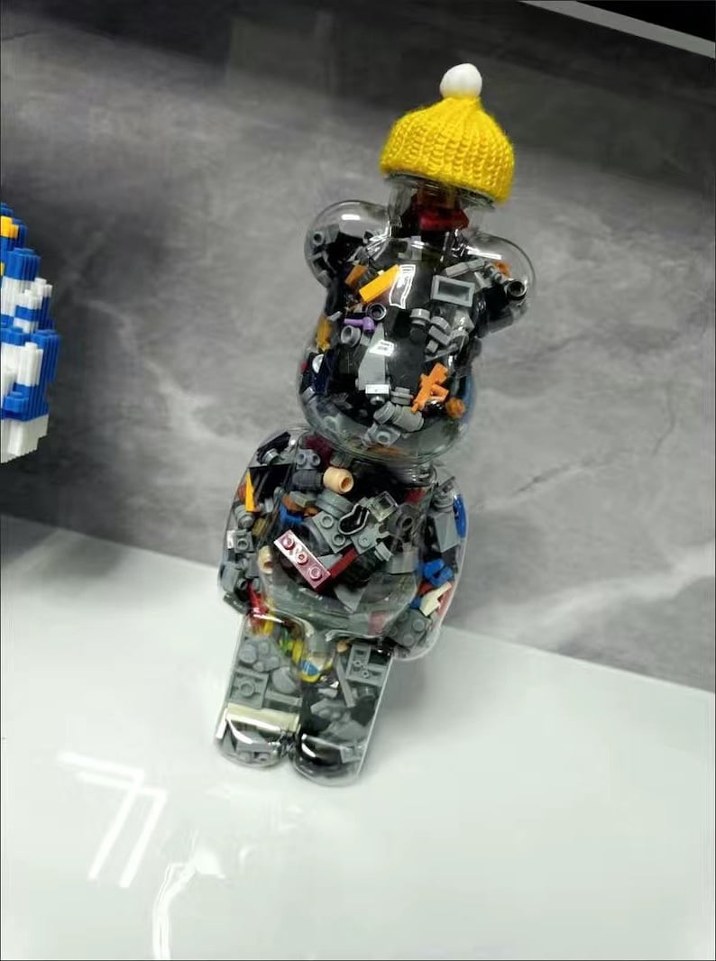 Lego Storage Bearbrick Storage Bottle Bearbrick Shaped - Etsy