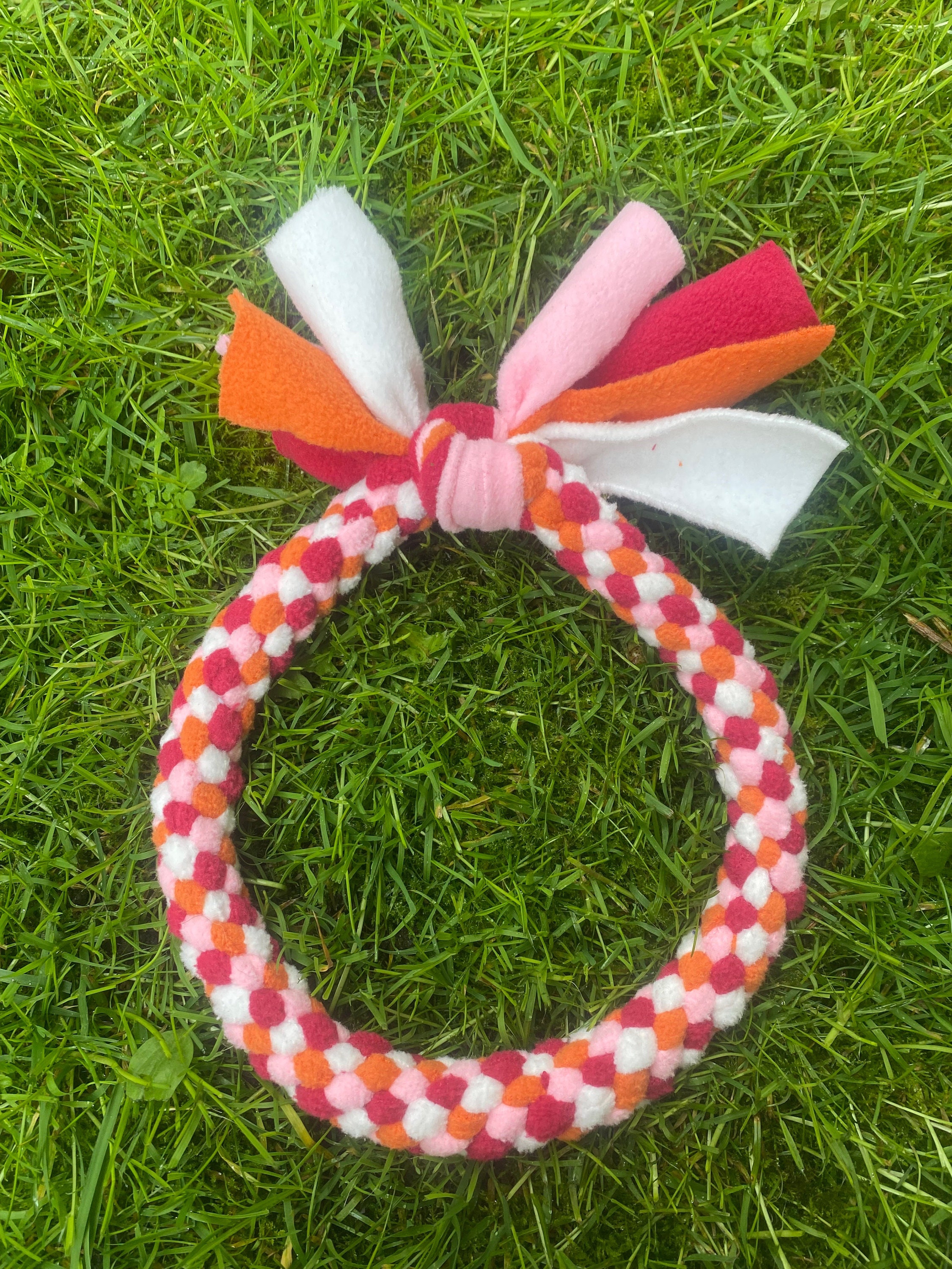 Design Your Own Large Double Ring Dog Tug Toy. Rope Toy for Dogs Made ...