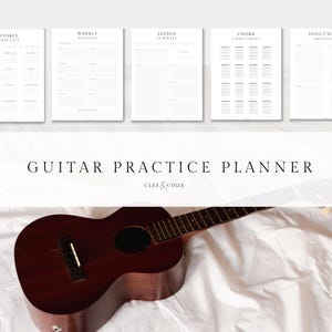 Printable Guitar Practice Planner - Etsy