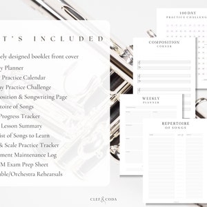 Printable Music Practice Planner - Etsy