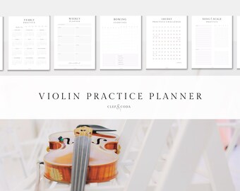 Printable Practice Log, Violin Lesson Assignment, Violin Practice ...