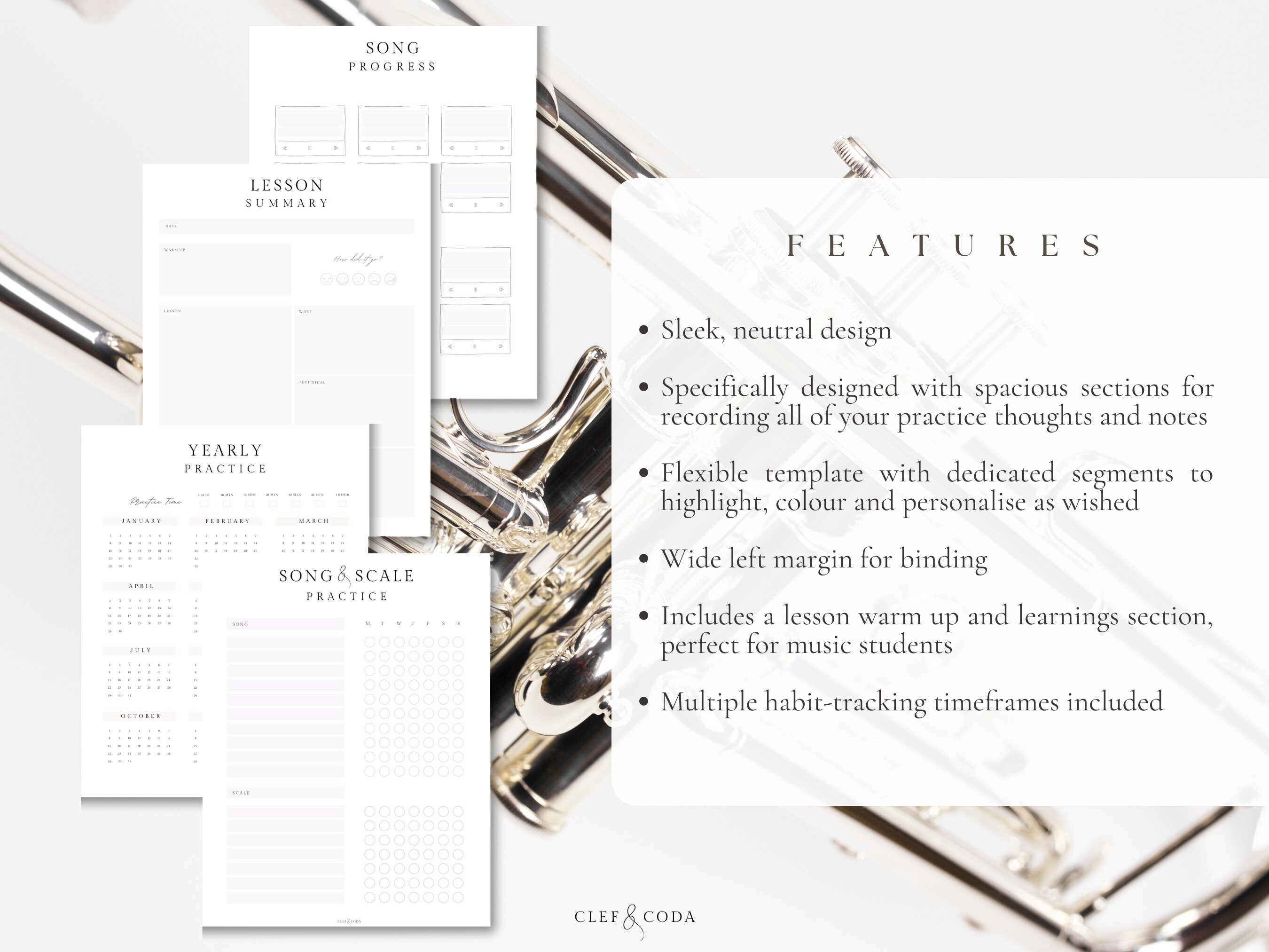 Printable Music Practice Planner - Etsy