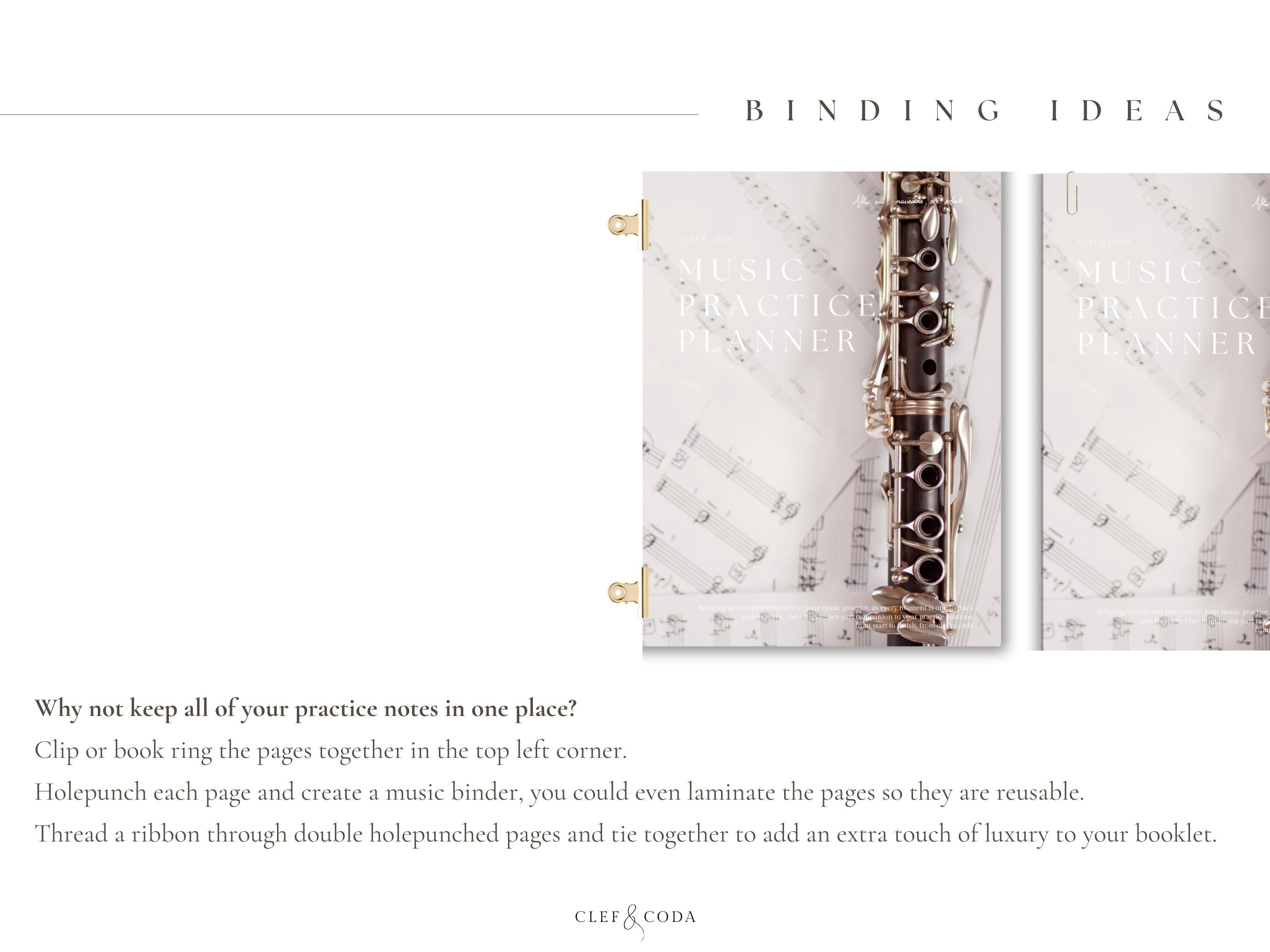 Printable Clarinet Practice Planner - Etsy