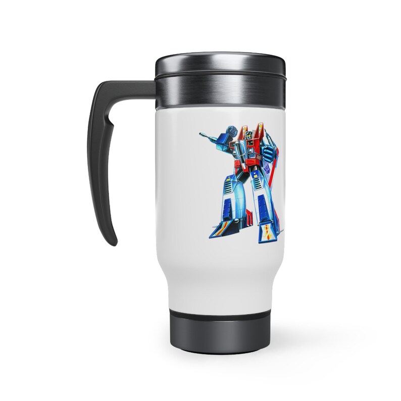 Transformers Starscream Stainless Steel Travel Mug With Handle, 14oz - Etsy