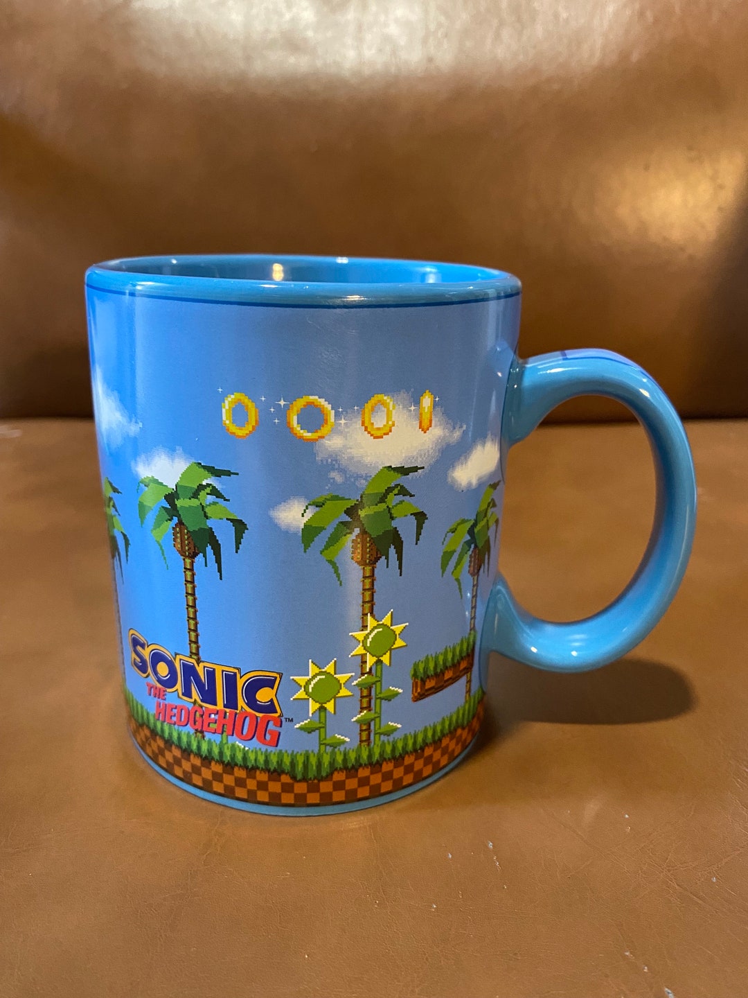 Blue Sonic the Hedgehog Mug - Etsy