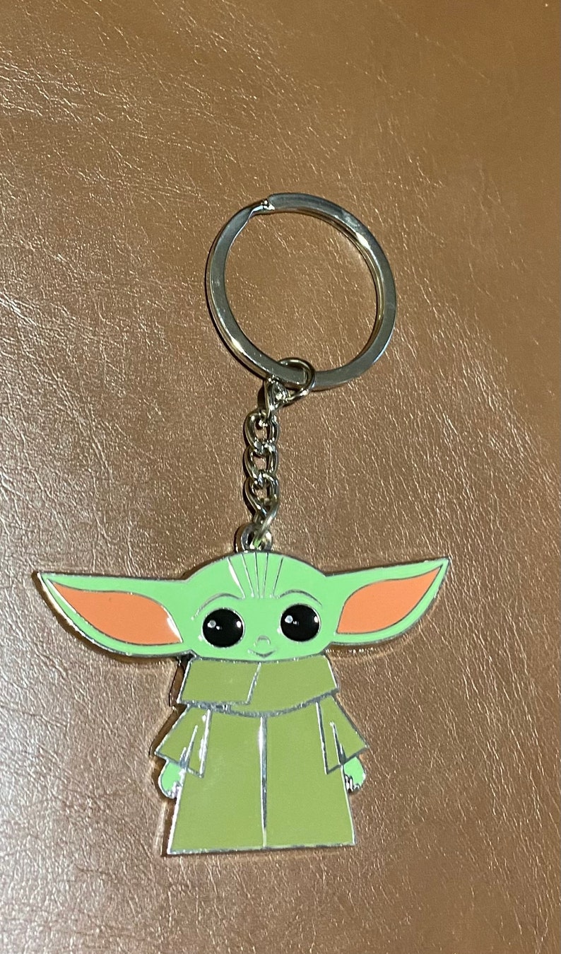 Baby Yoda Keychain - Etsy