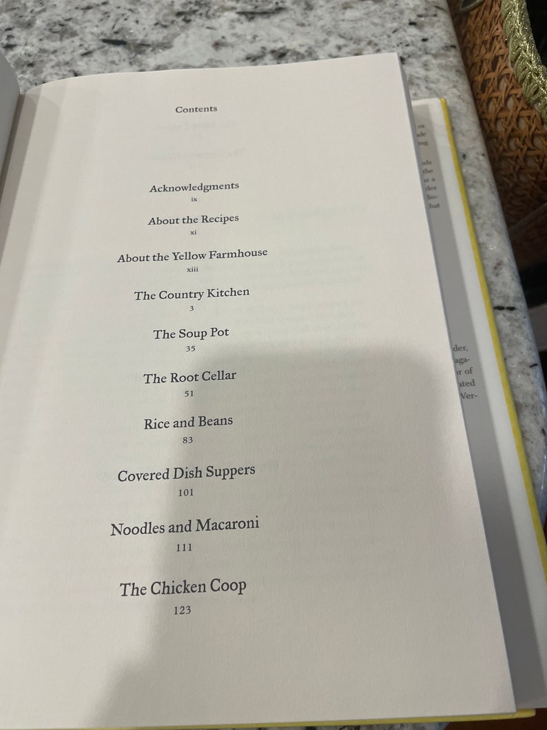 The Yellow Farmhouse Cookbook - Etsy
