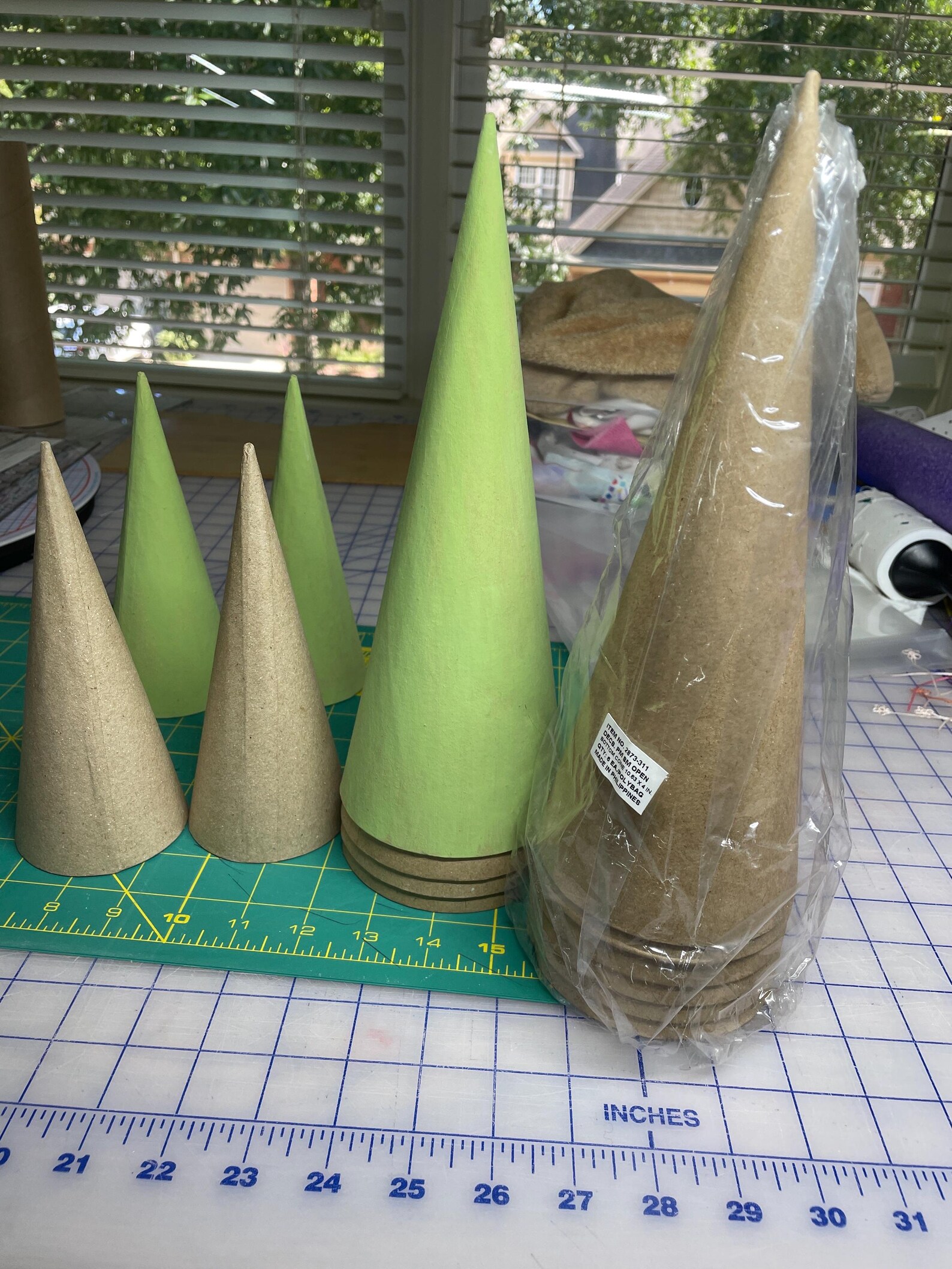 Assorted Lot Paper Mache Cones - Etsy