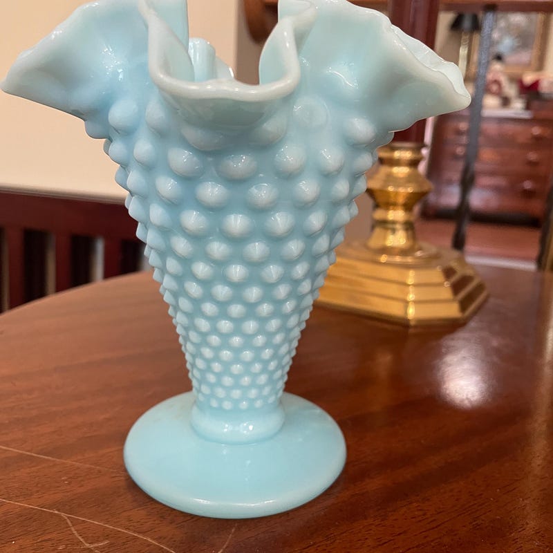 Turquoise Milk Glass - Etsy
