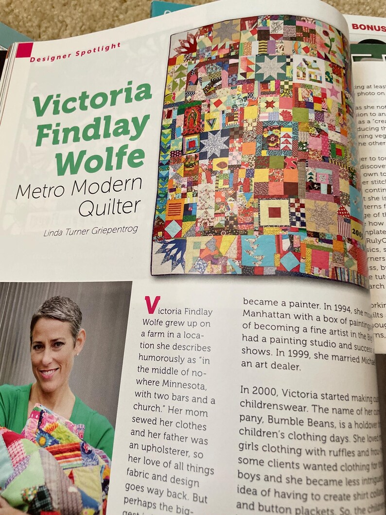 5 Modern Quilt Magazines - Etsy