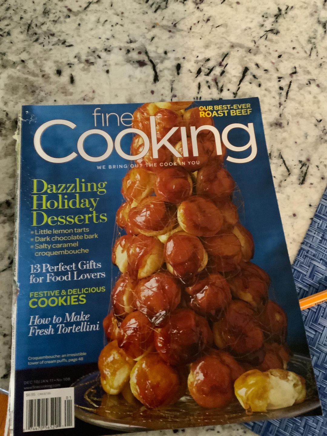 Fine Cooking Magazine Issue 108 - Etsy