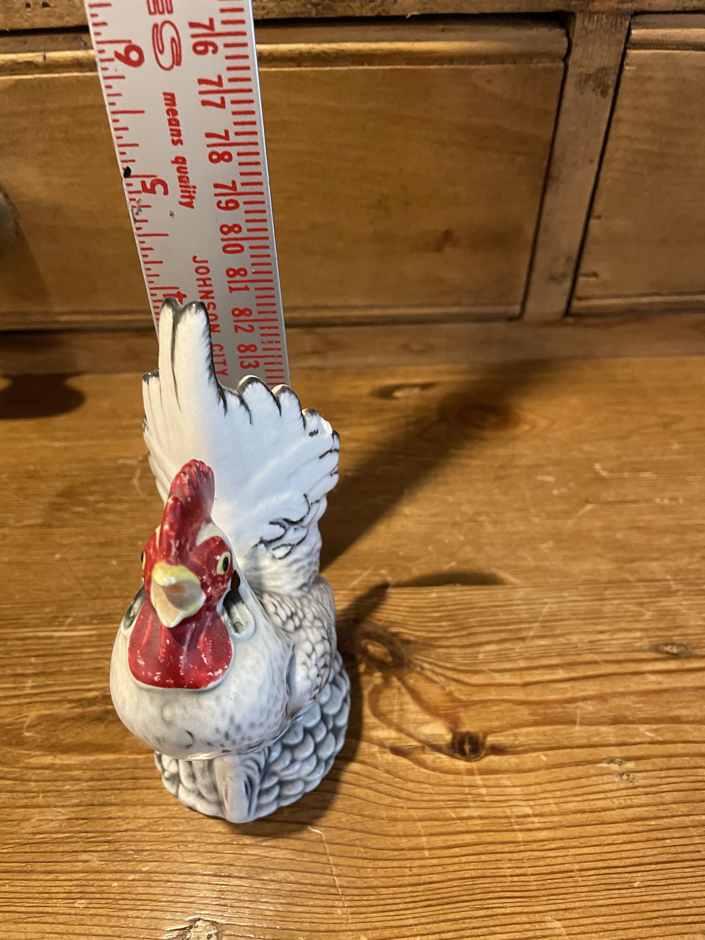 Vintage Rooster Chicken Figurines - Etsy