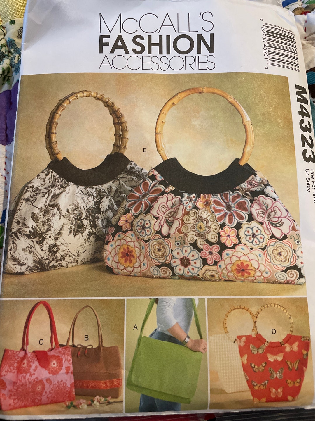 Mccalls 4323 Purse Pattern - Etsy