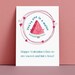 Editable Valentine's Day Card, Printable Valentine's Day Card ...