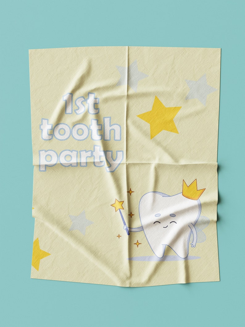 First Tooth Party Package, Editable, Printable Baby's First Tooth ...