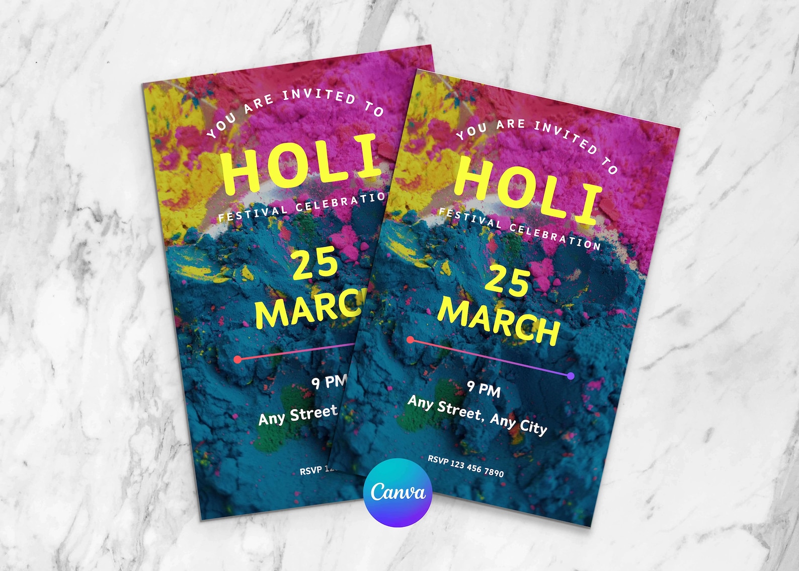 Happy Holi, Holi Invitation Card, Happy Holi Invite, Holi Party Invite ...