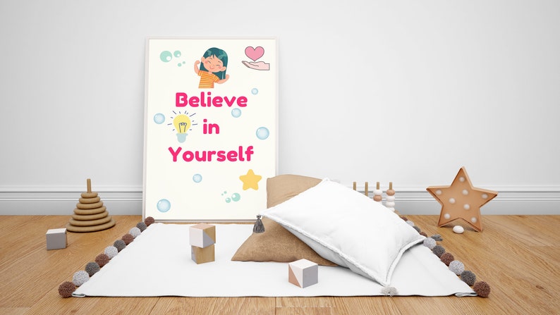 Set of 5 Classroom Posters | Inspirational Wall Art for Classroom or a ...
