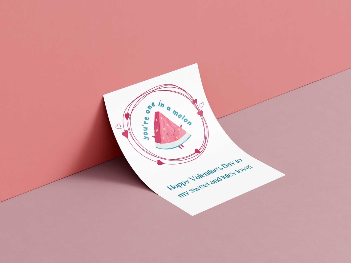 Editable Valentine's Day Card, Printable Valentine's Day Card ...