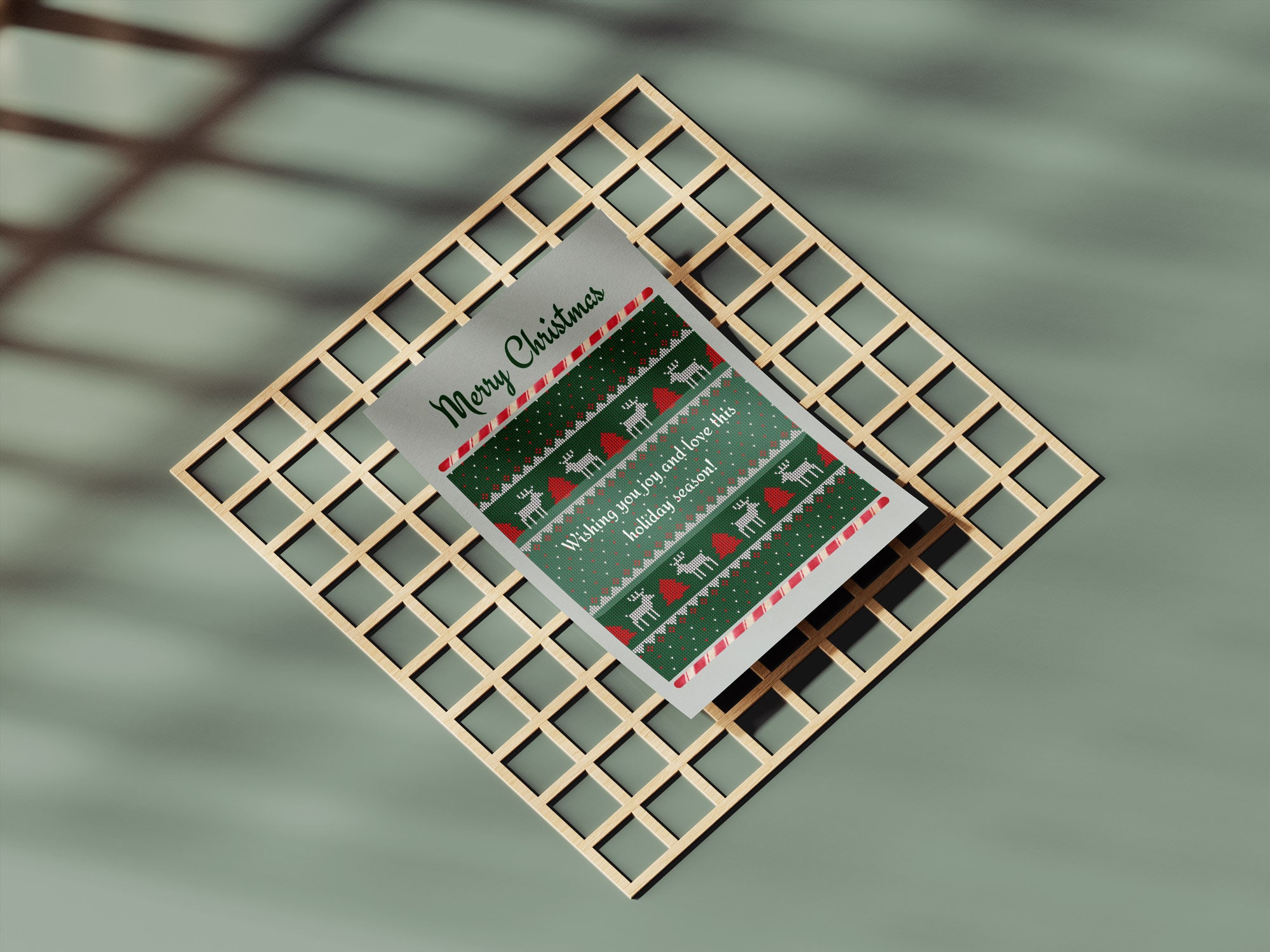 Editable Christmas Card, Printable Christmas Card, Canva Christmas Card ...