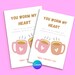 Editable Valentine's Day Card, Printable Valentine's Day Card, Canva ...