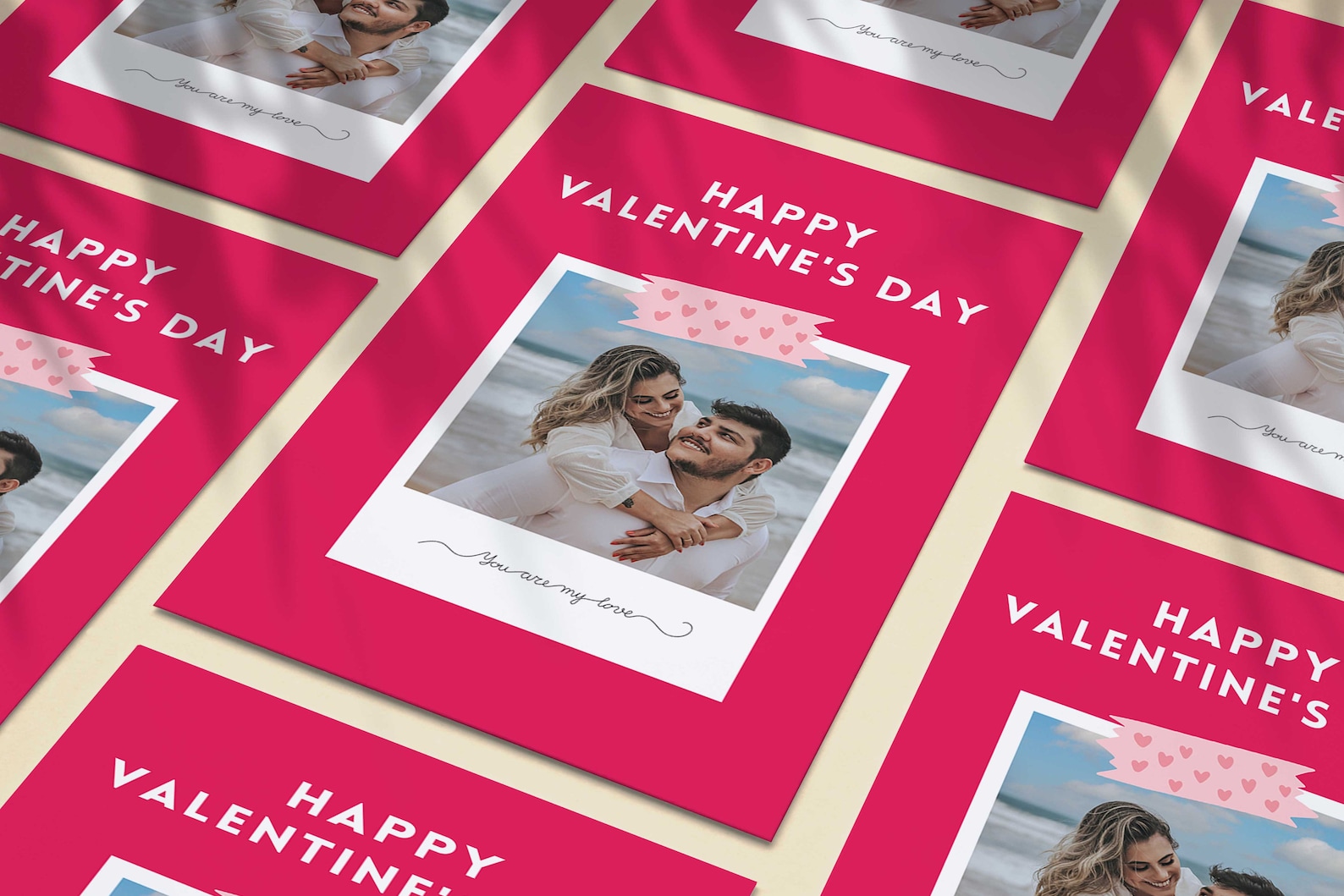 Editable Valentine's Day Card, Printable Valentine's Day Card, Canva ...