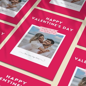 Editable Valentine's Day Card, Printable Valentine's Day Card, Canva ...