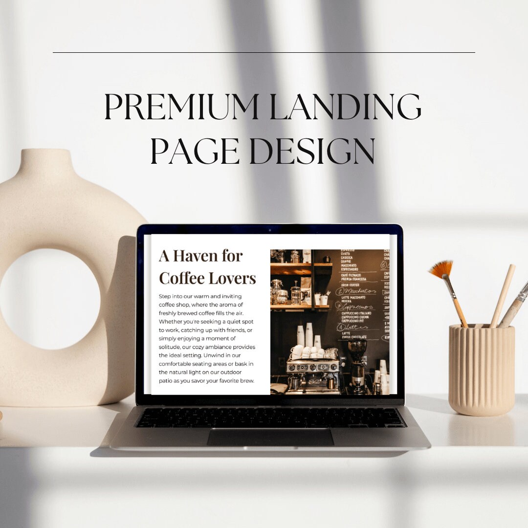 Customizable Premium Landing Page Design Service for Large Businesses ...