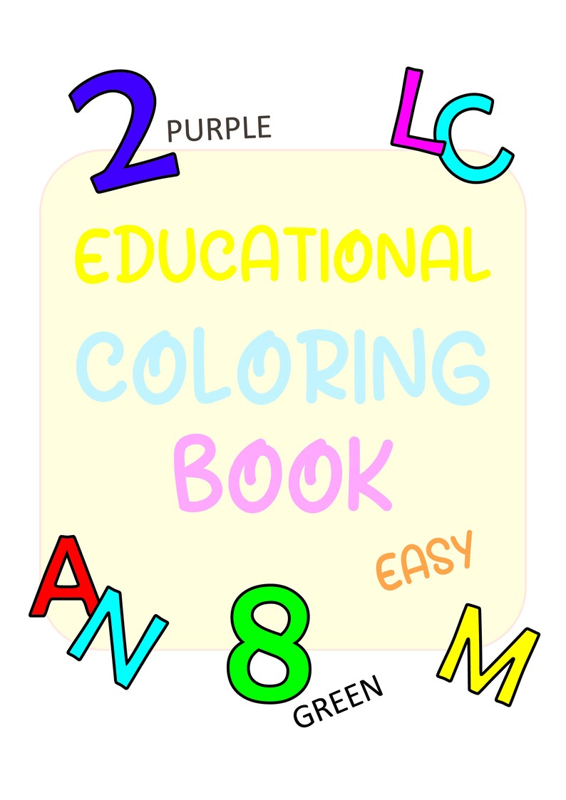 Printable Coloring Book, Coloring Pages for Kids, Coloring Sheet for ...