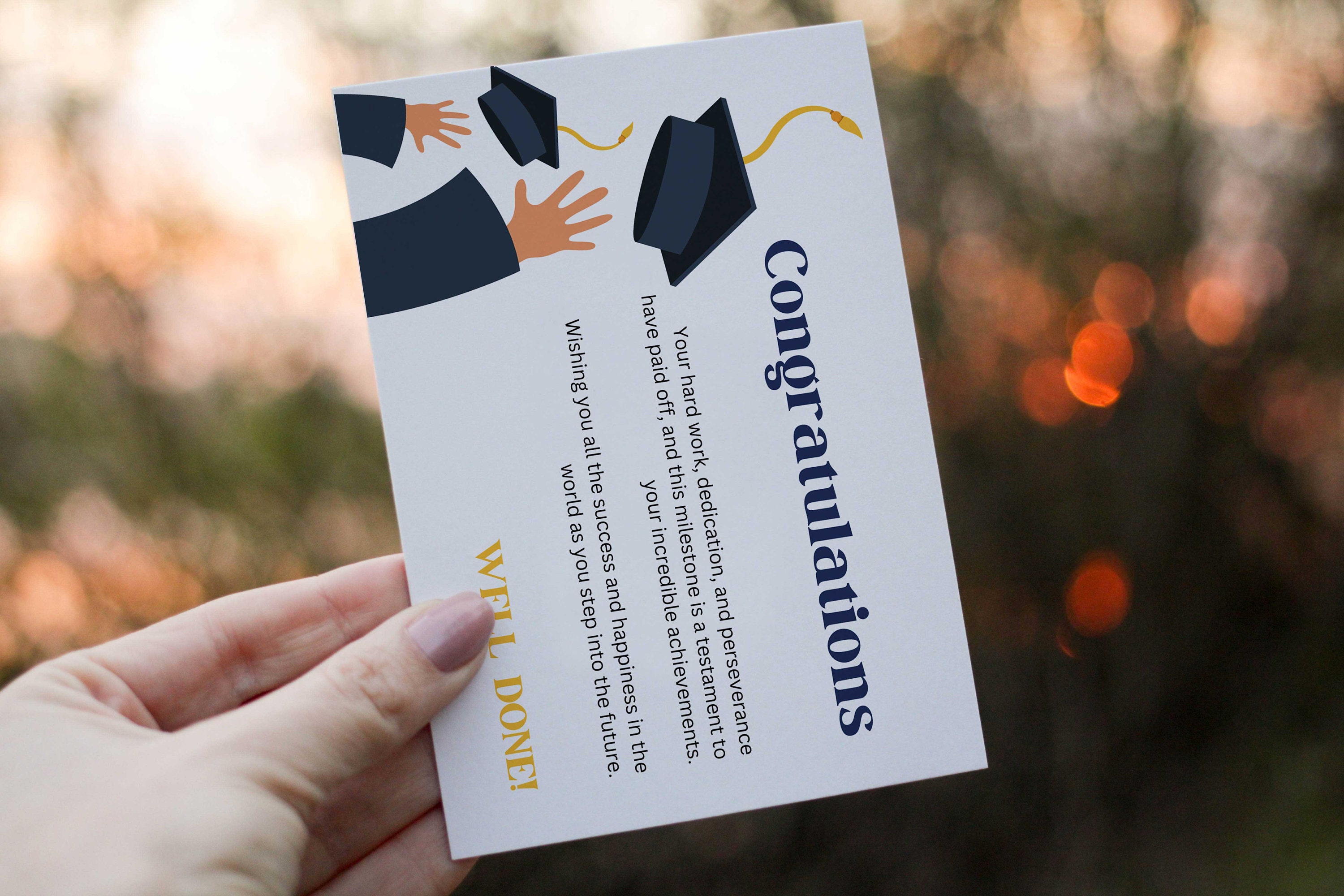 Congratulations Graduation Card, Congratulations Card, Happy Graduation ...