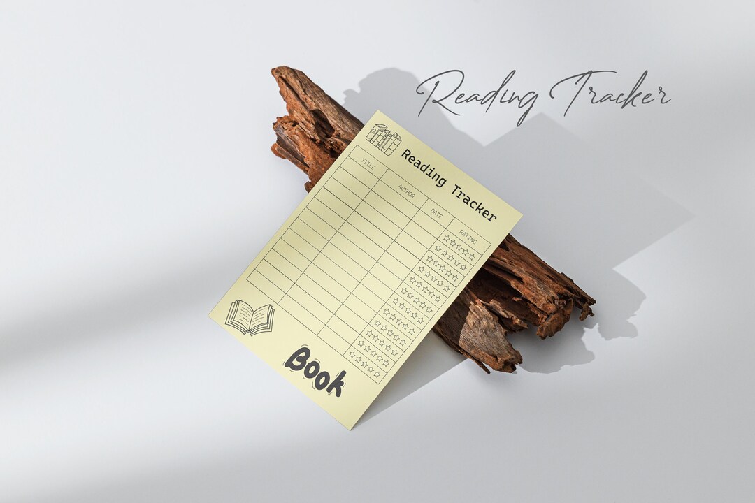 Printable Reading Log | Digital Reading Tracker | Book Reading Tracker ...