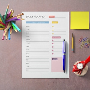 Printable Student Planner 2024-2025 | Daily, Weekly & Monthly Planner ...