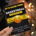 NBA Invitation, Editable NBA Invitation, NBA Invitation Canva, Football ...