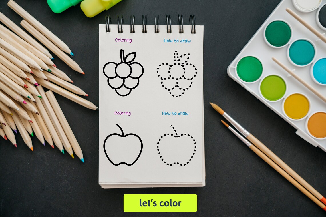 Printable Coloring Book, Coloring Pages for Kids, Coloring Sheet for ...
