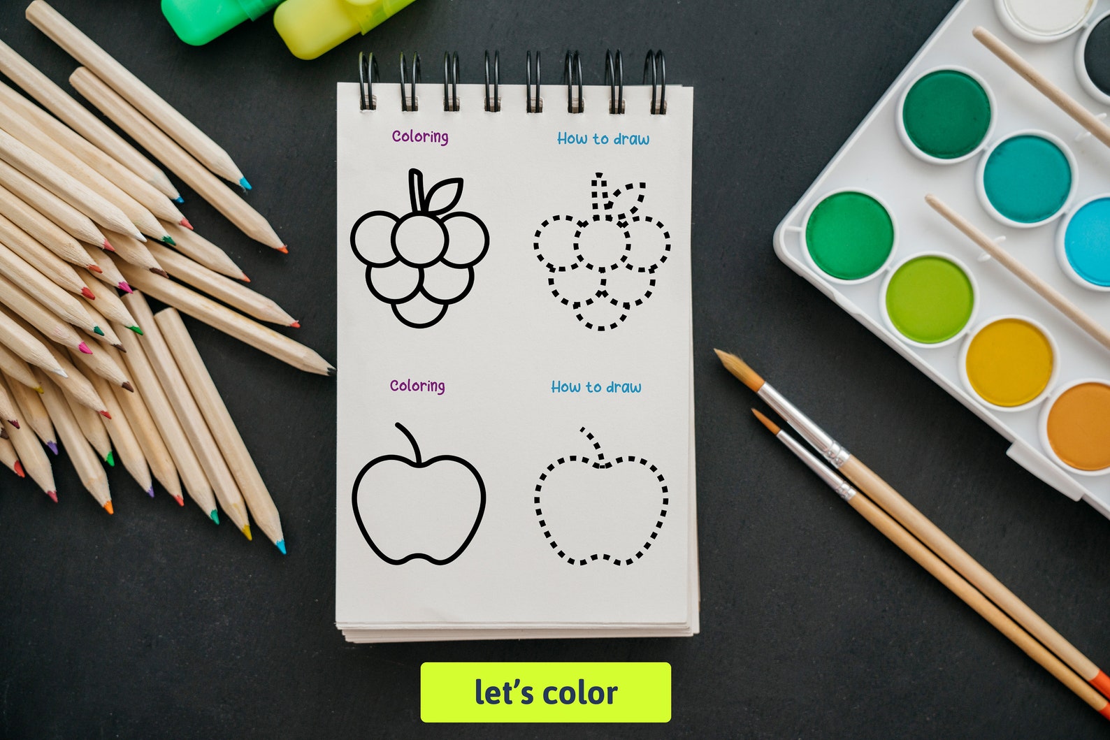 Printable Coloring Book, Coloring Pages for Kids, Coloring Sheet for ...