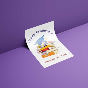 Happy Graduation Card, Graduation Card, Congratulations Card, Card for ...