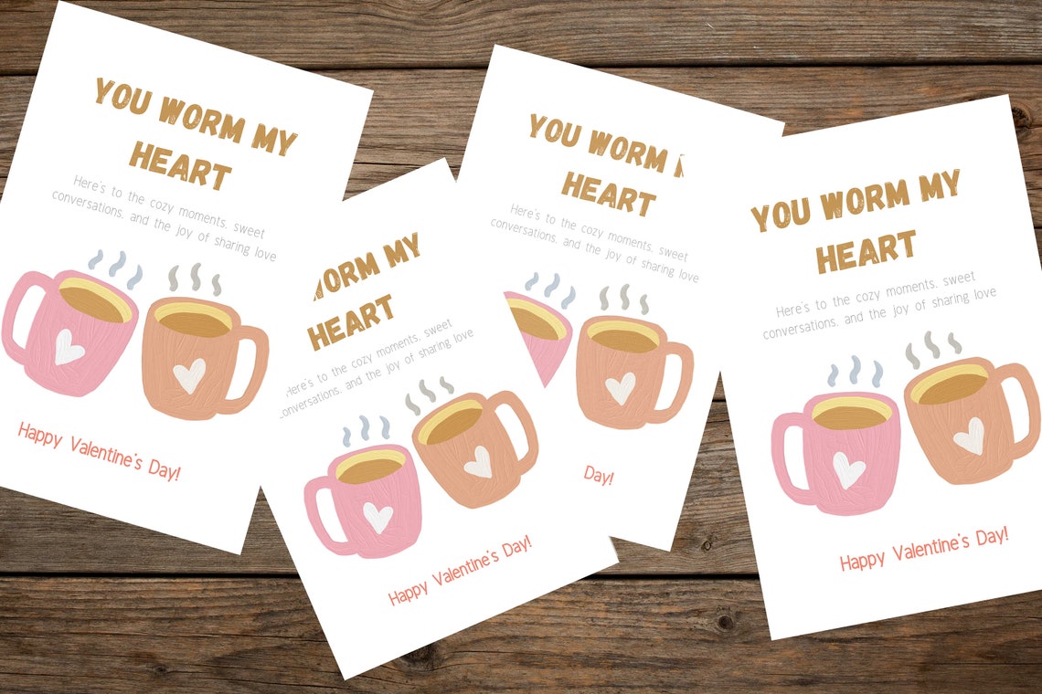 Editable Valentine's Day Card, Printable Valentine's Day Card, Canva ...