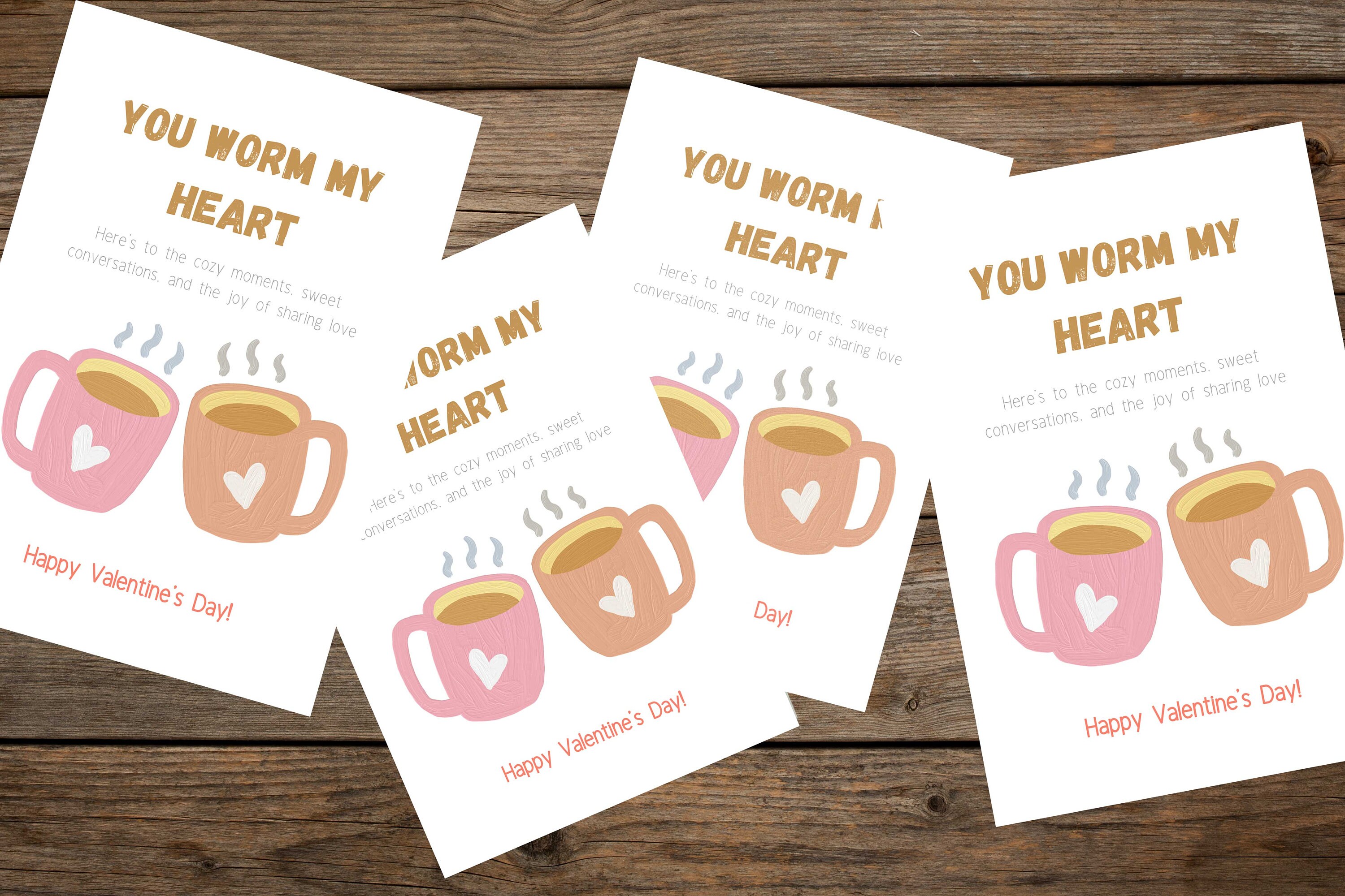 Editable Valentine's Day Card, Printable Valentine's Day Card, Canva ...