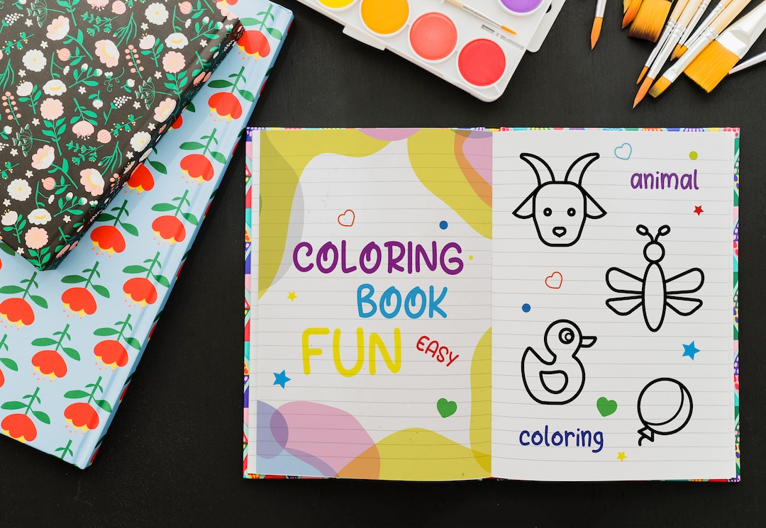 Printable Coloring Book, Coloring Pages for Kids, Coloring Sheet for ...