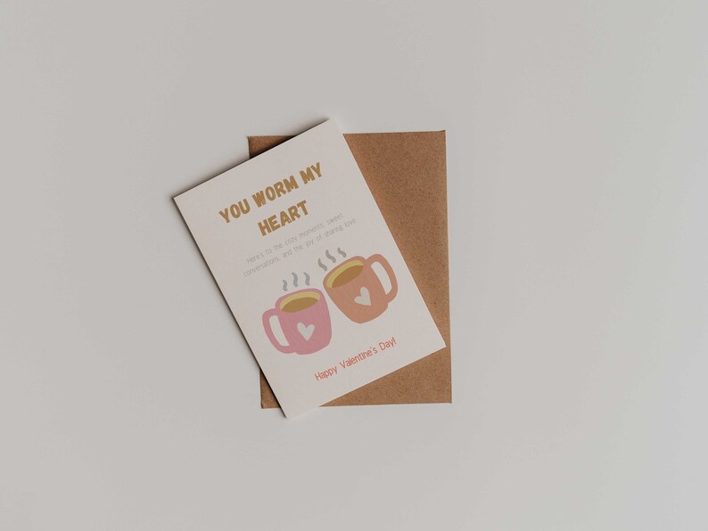 Editable Valentine's Day Card, Printable Valentine's Day Card, Canva ...