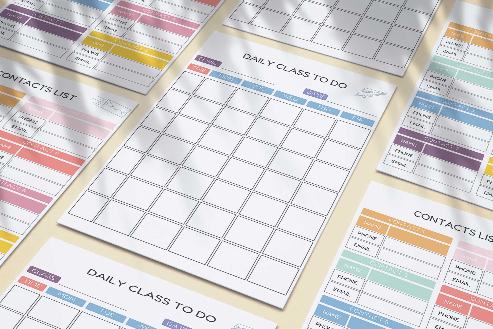 Printable Student Planner 2024-2025 | Daily, Weekly & Monthly Planner ...