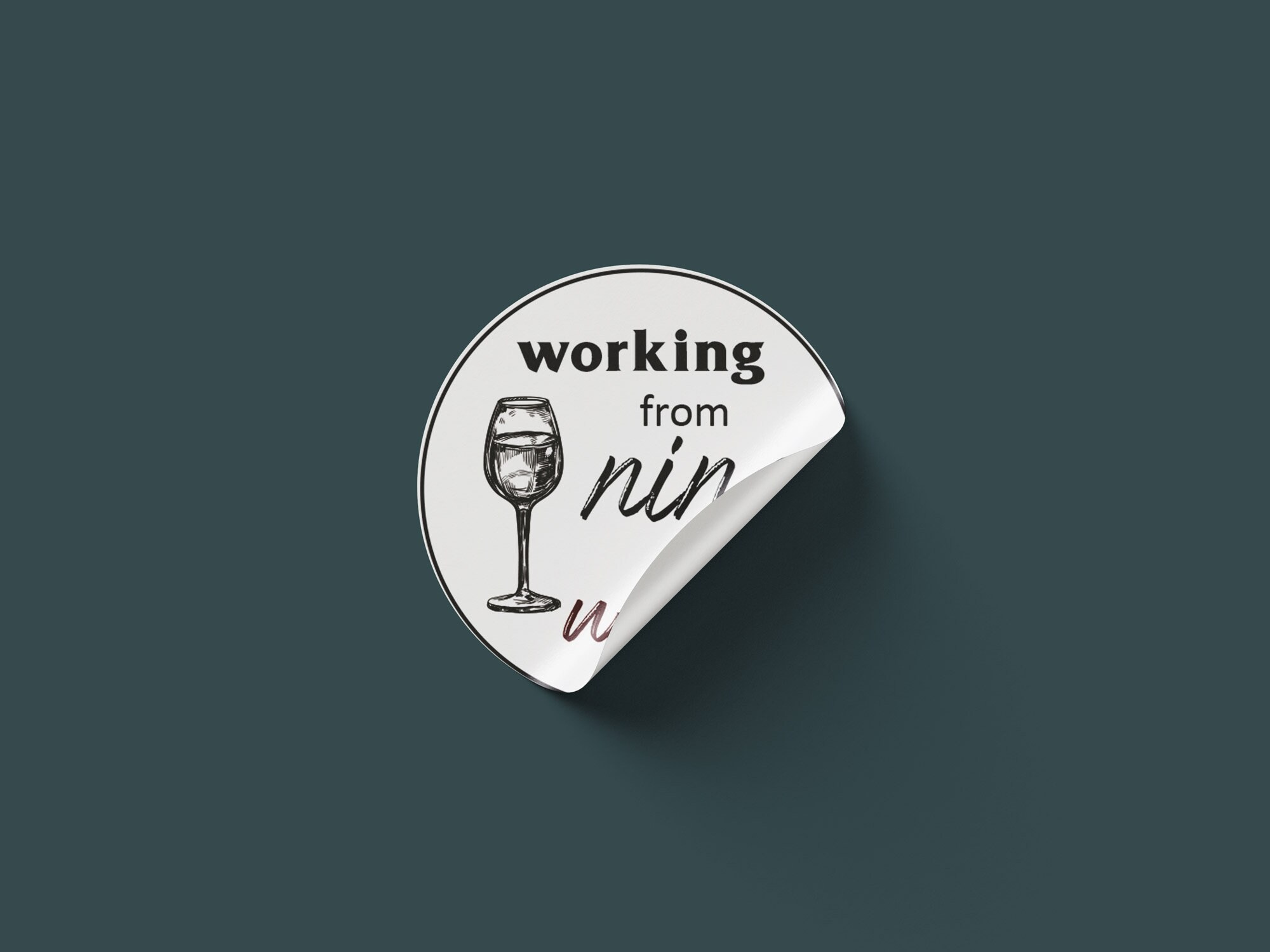 Wine Stickers Digital Pack | Printable Sticky Notes | Wine-themed ...