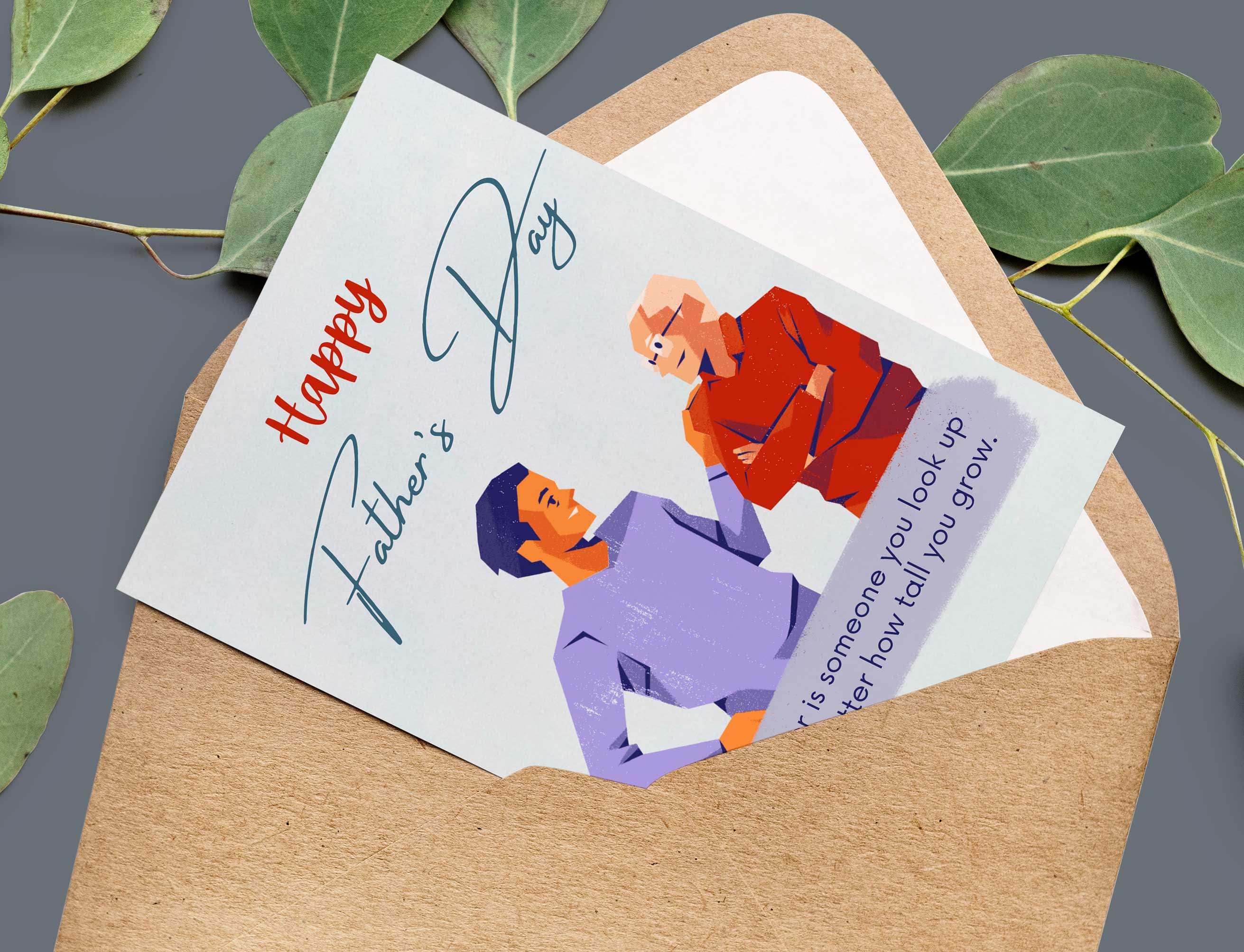 Father's Day Card Fathers Day Card Instant Download Happy Fathers Day ...