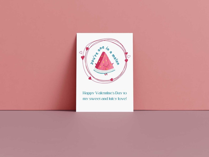 Editable Valentine's Day Card, Printable Valentine's Day Card ...